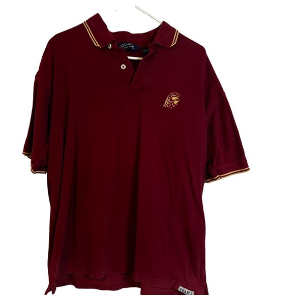 Crable | Shirts | Usc Trojans Mens Vintage Short Sleeve Polo Shirt Xl ...